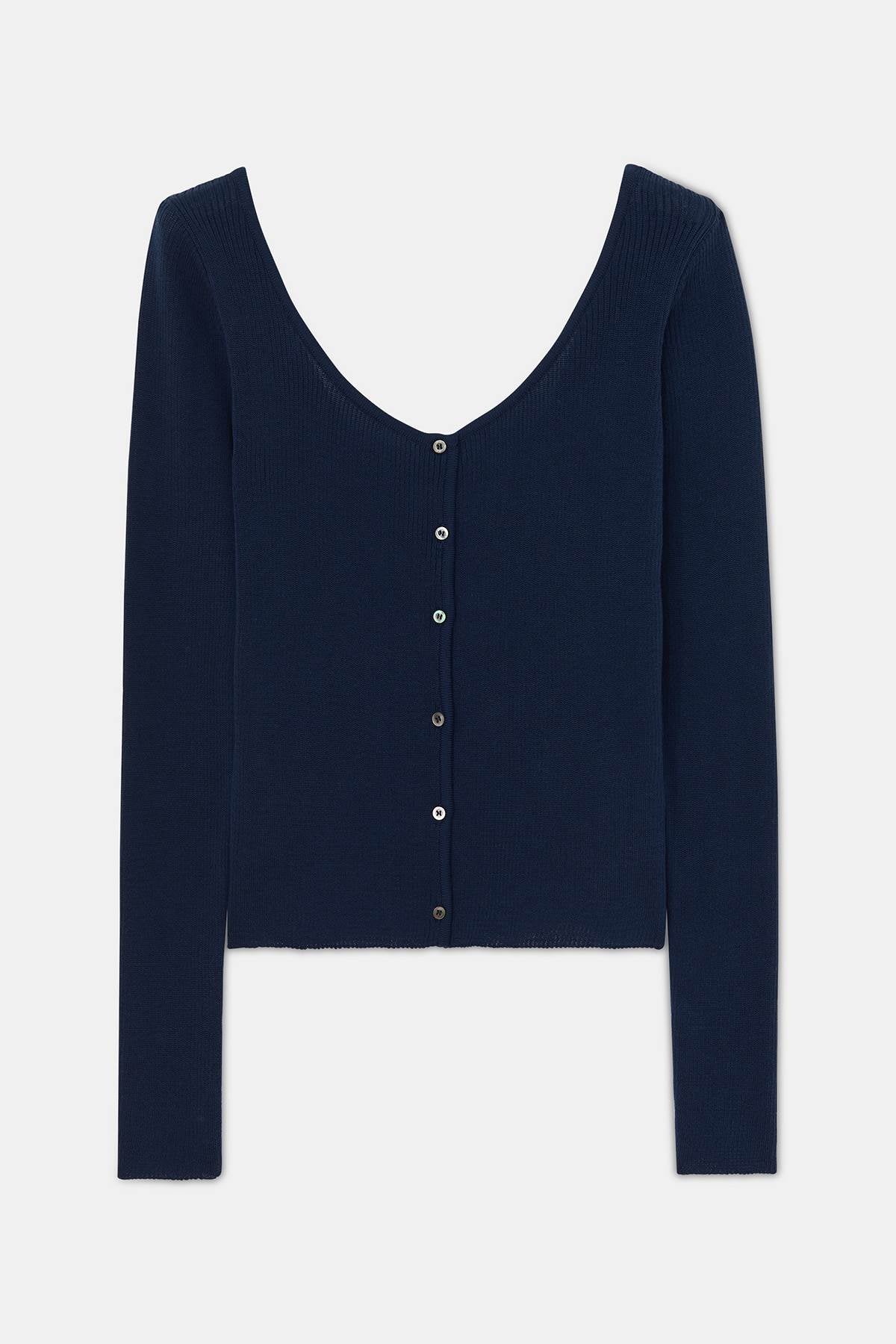 HALFBOY - BOAT NECK KNIT CARDIGAN